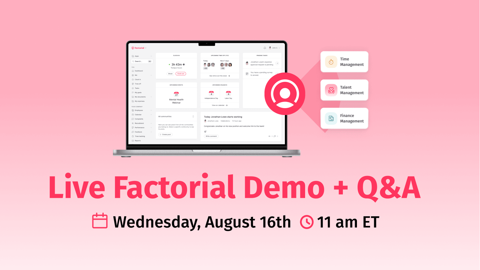 Human Resources Webinars - Watch for Free - Factorial HR