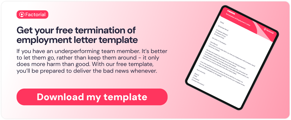 Crafting a Clear Termination Letter (+ Free Template) | Factorial