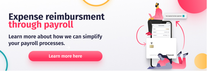 Expense reimbursement through payroll | Factorial