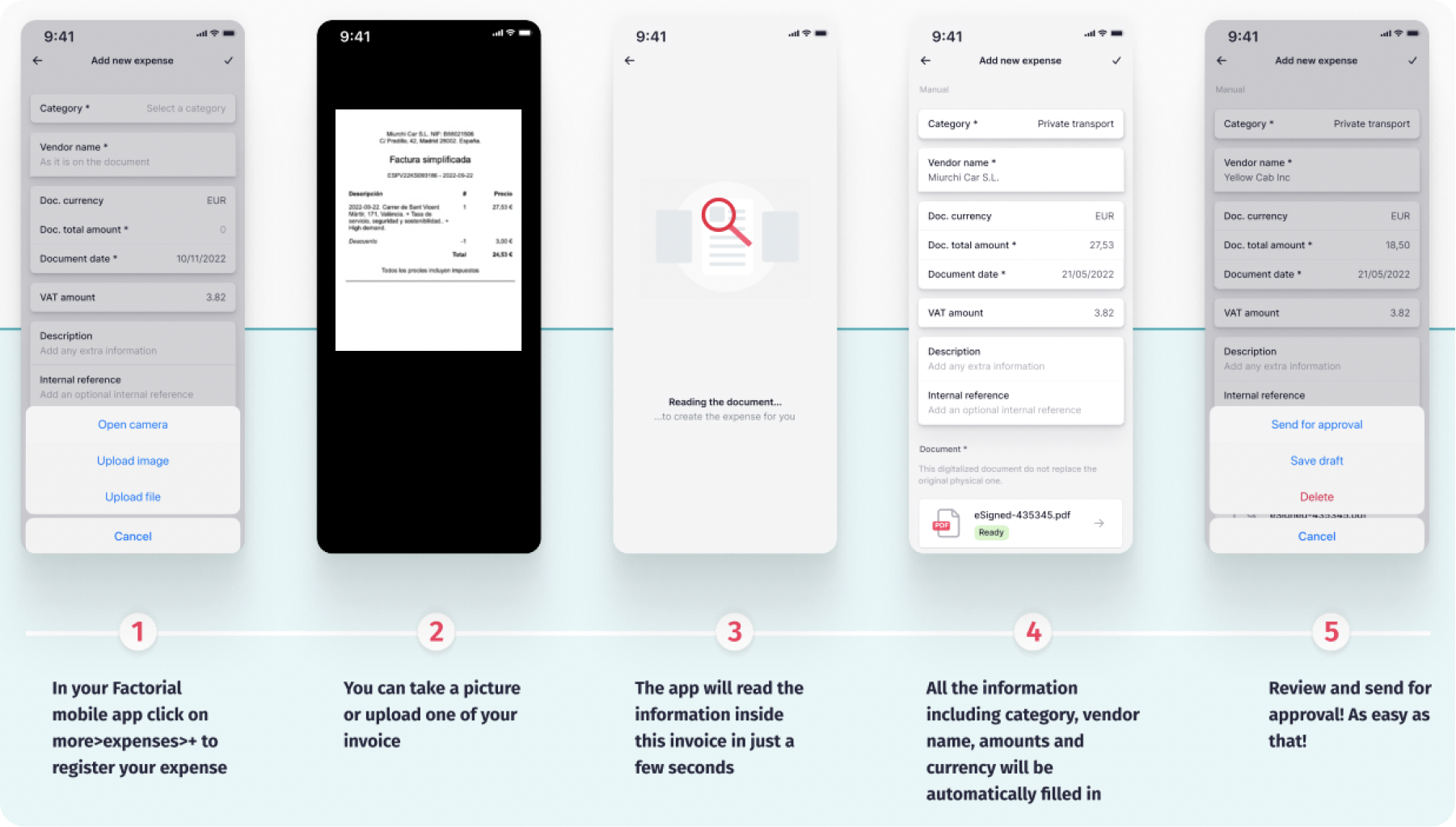 Document scan software: Factorial's new feature - Factorial